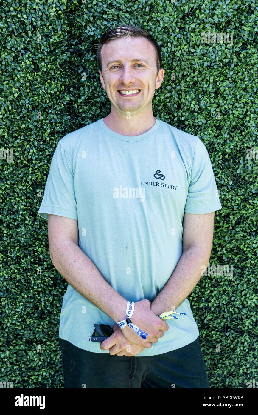 Chef Vincent Loseto poses at the 2025 BottleRock Napa Valley on Sunday ...
