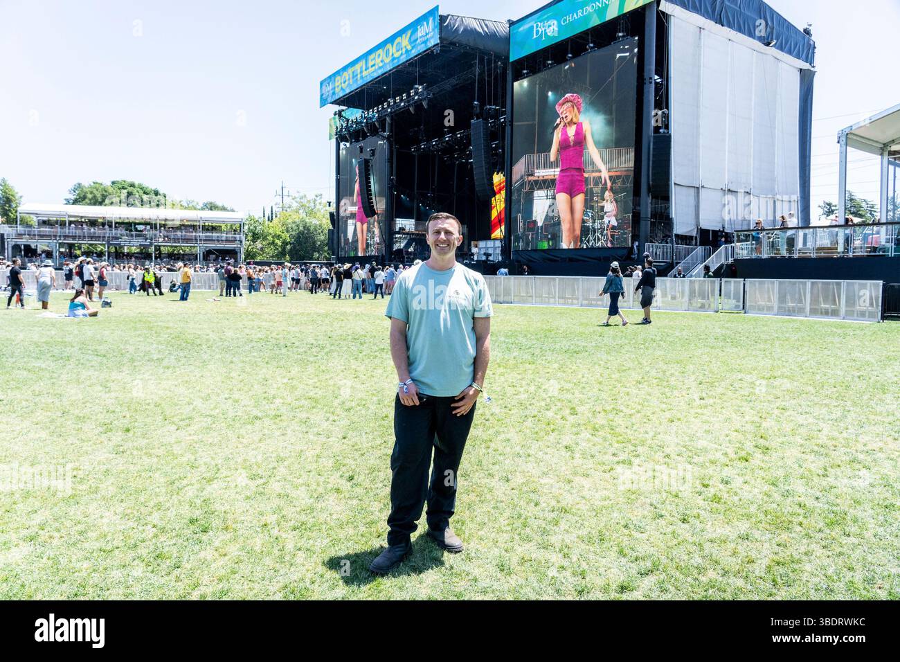 Chef Vincent Loseto poses at the 2025 BottleRock Napa Valley on Sunday ...