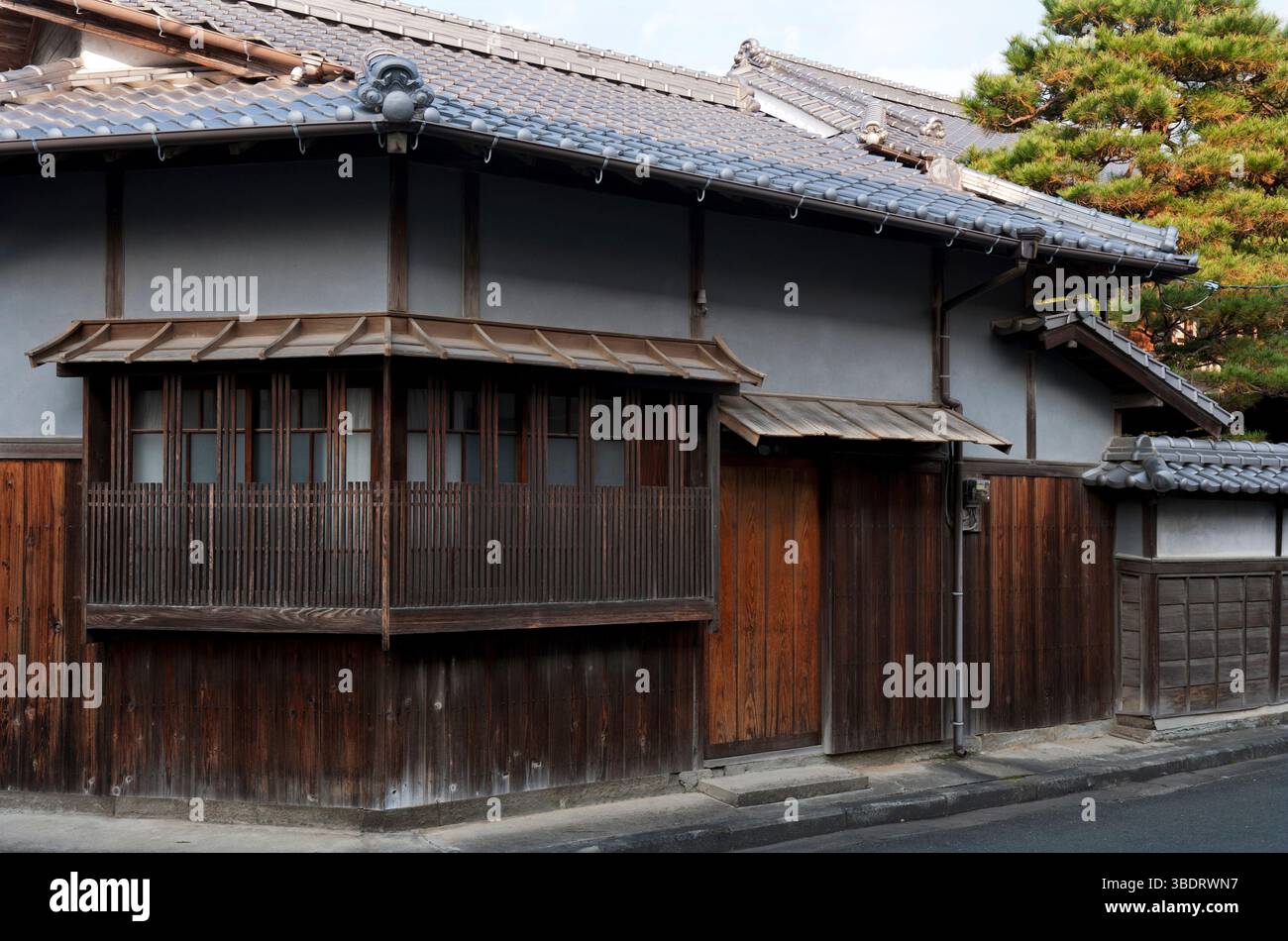 Traditional Japanese architectural style residence from the Meiji ...