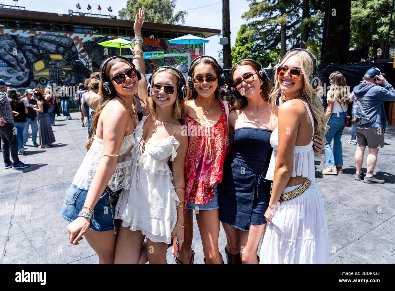 Festivalgoers are seen at the 2025 BottleRock Napa Valley on Sunday ...