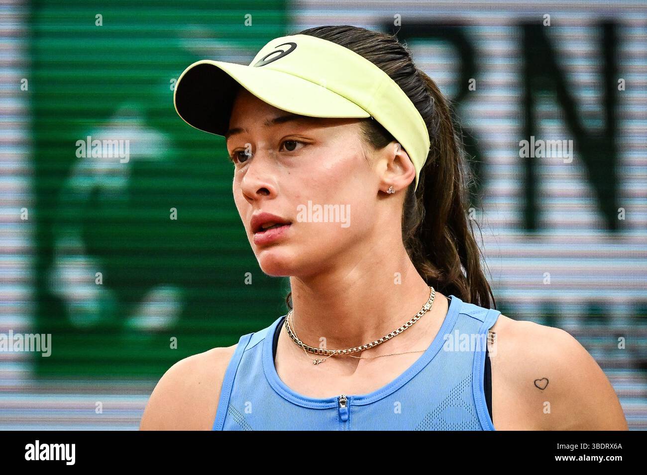 Zeynep SONMEZ of Turkey during the first day of the Roland-Garros 2025 ...