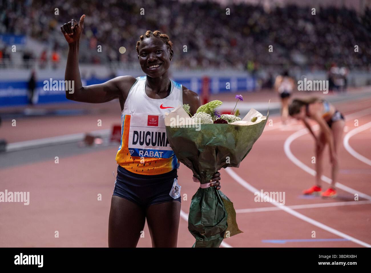 Tsige Duguma of Ethiopia celebrates after winning the women's 800 ...