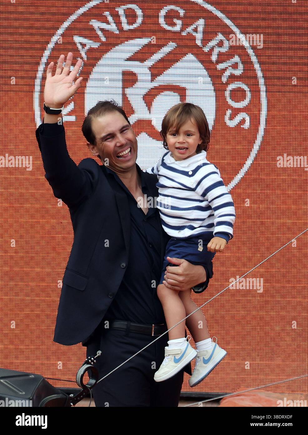 Paris, France. 25th May, 2025. Tennis great, Rafael Nadal of Spain ...