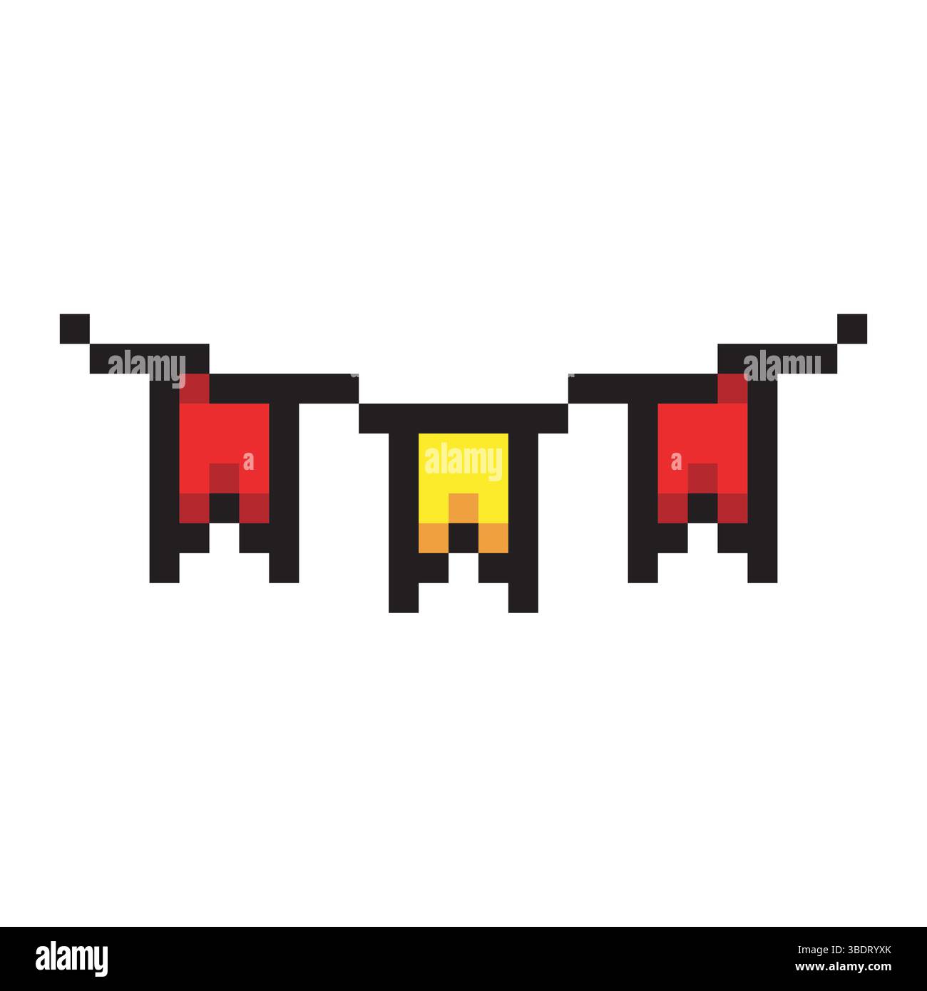 Festival bunting Cut Out Stock Images & Pictures - Alamy