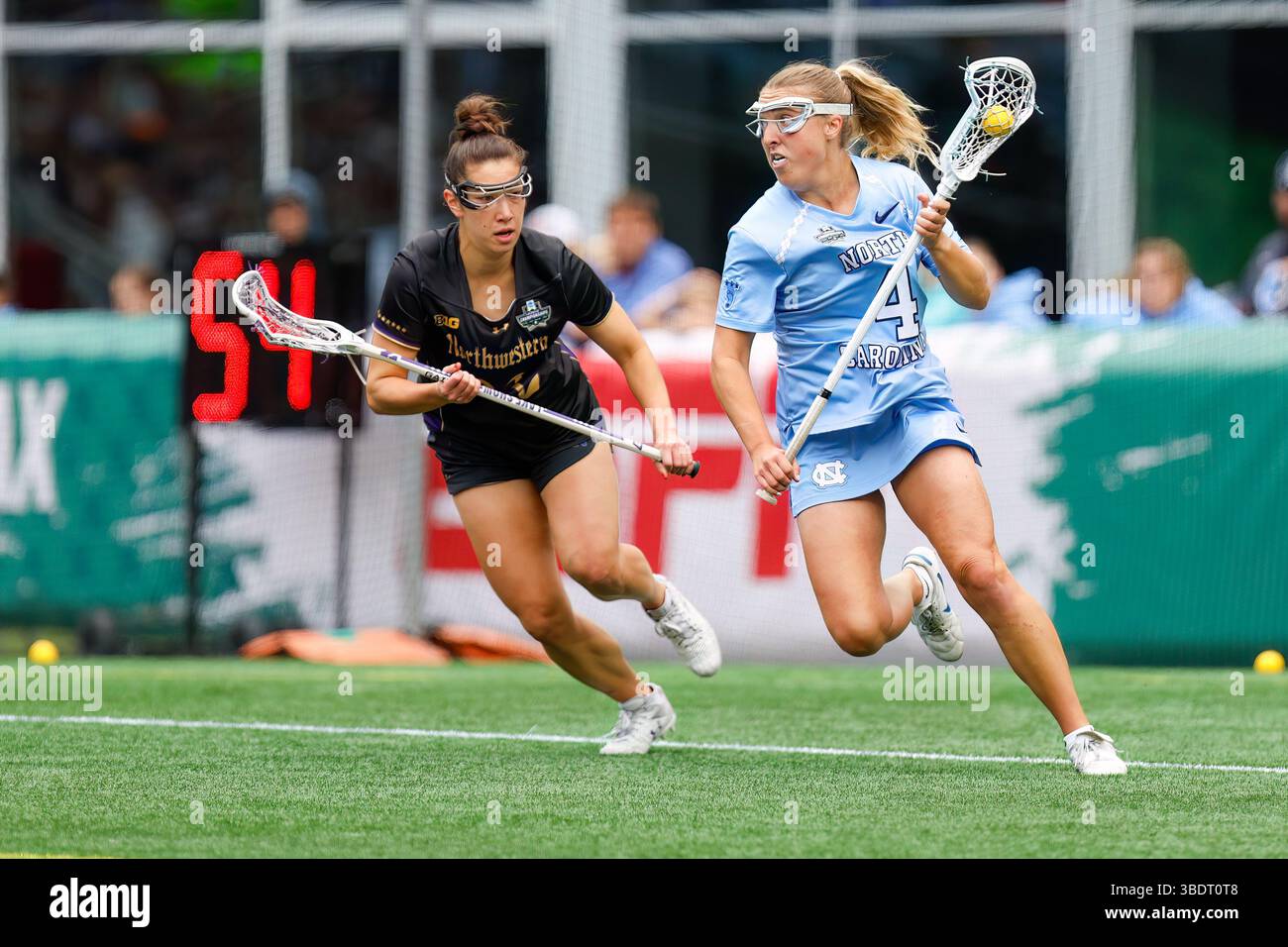 Foxoboro, Massachusetts, USA. 25th May, 2025. UNC's CAROLINE GODINE (4 ...