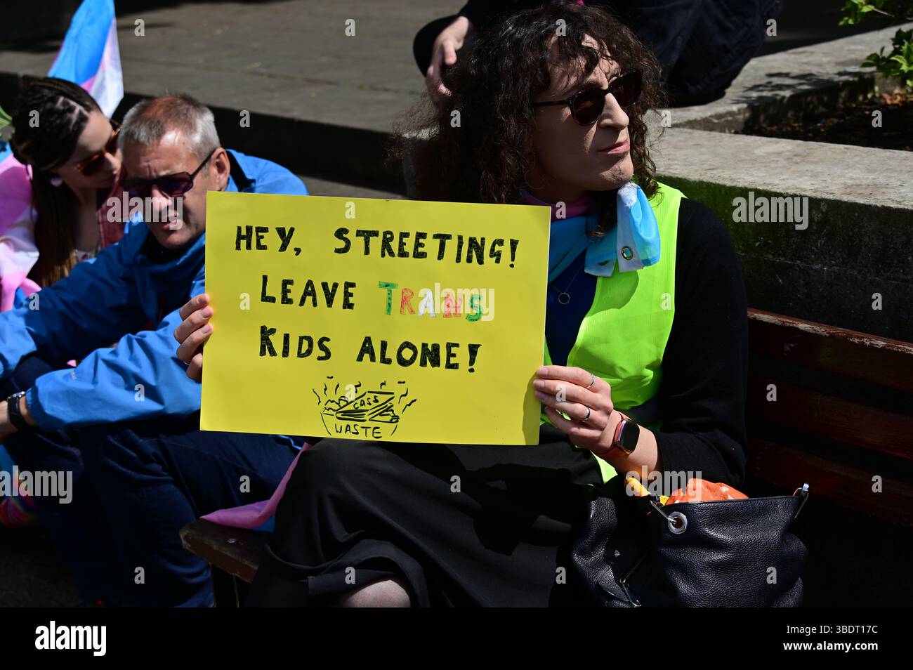 LONDON, UK. 25th May, 2025. Standing For Trans Rights Protest 'STRIVE ...