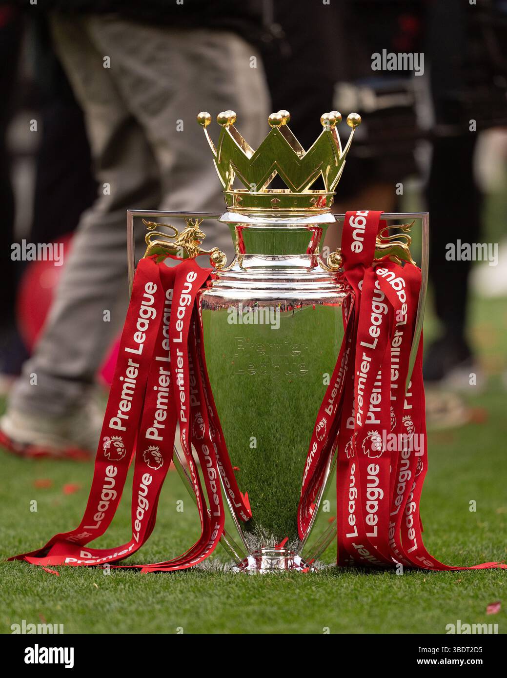 Anfield, Liverpool on Sunday 25th May 2025. The Premier League Trophy ...