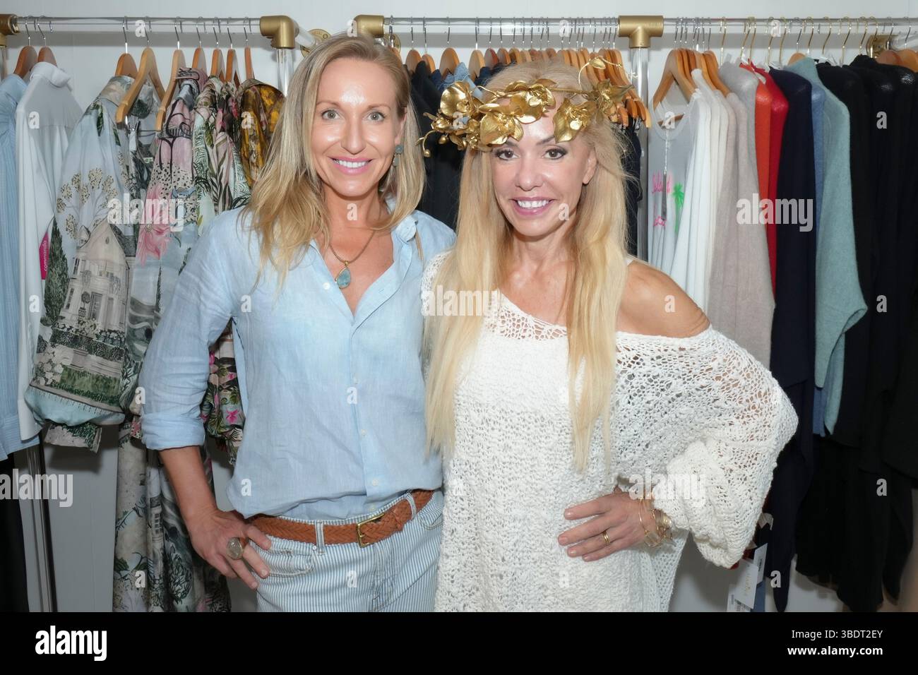 Julia Ingall and Luciana Pampalone attends the Leesa Rowland Cover ...