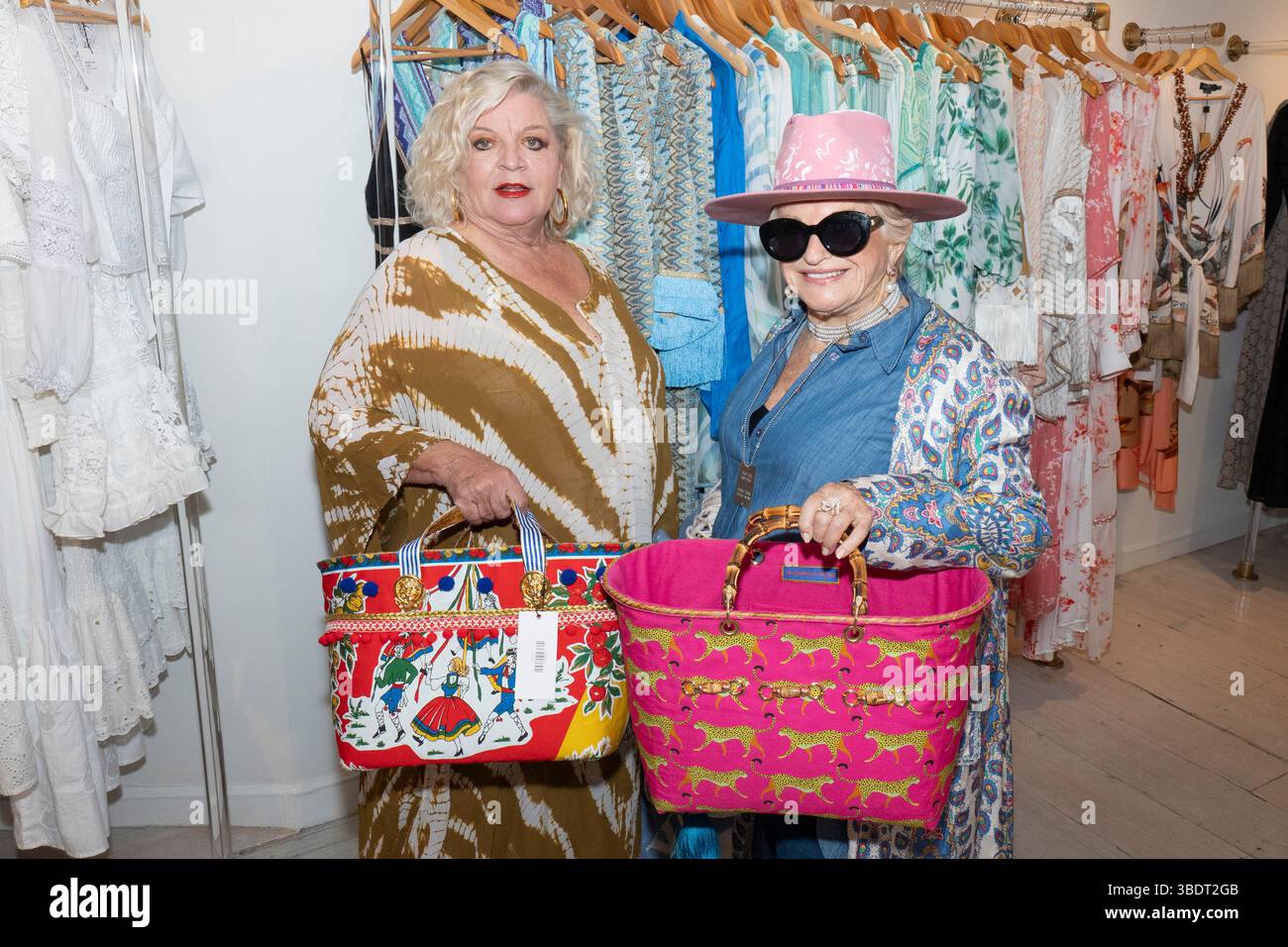 Carole Alexander and Vickie Schneps attends the Leesa Rowland Cover ...