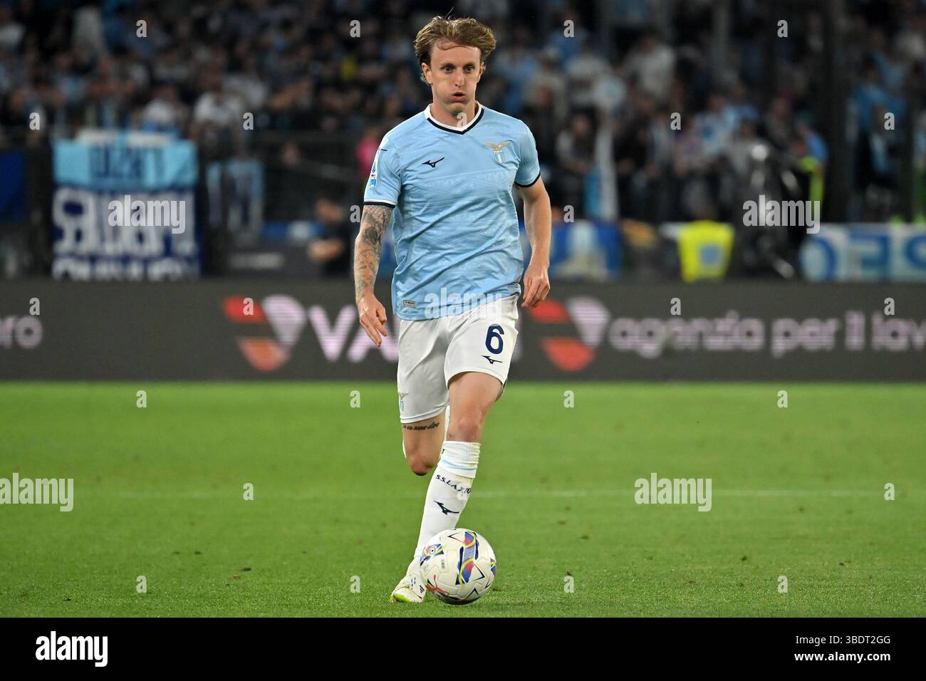 Rome, Lazio. 25th May, 2025. Nicolo Rovella of SS Lazio during the Serie A match between Lazio v ...