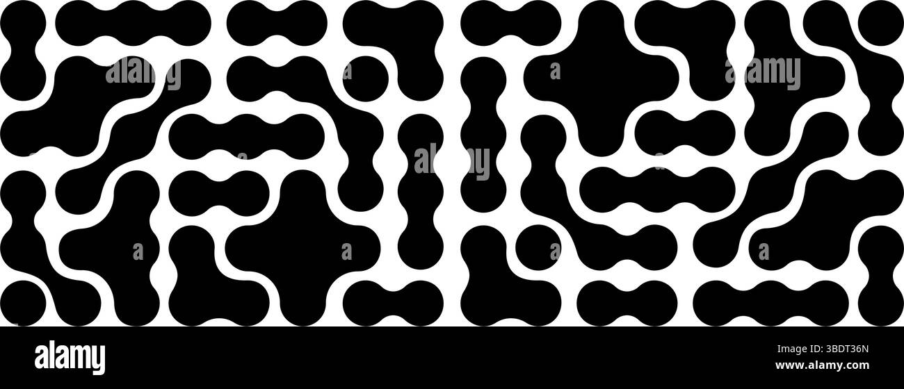 Background black liquid connected Cut Out Stock Images & Pictures - Alamy