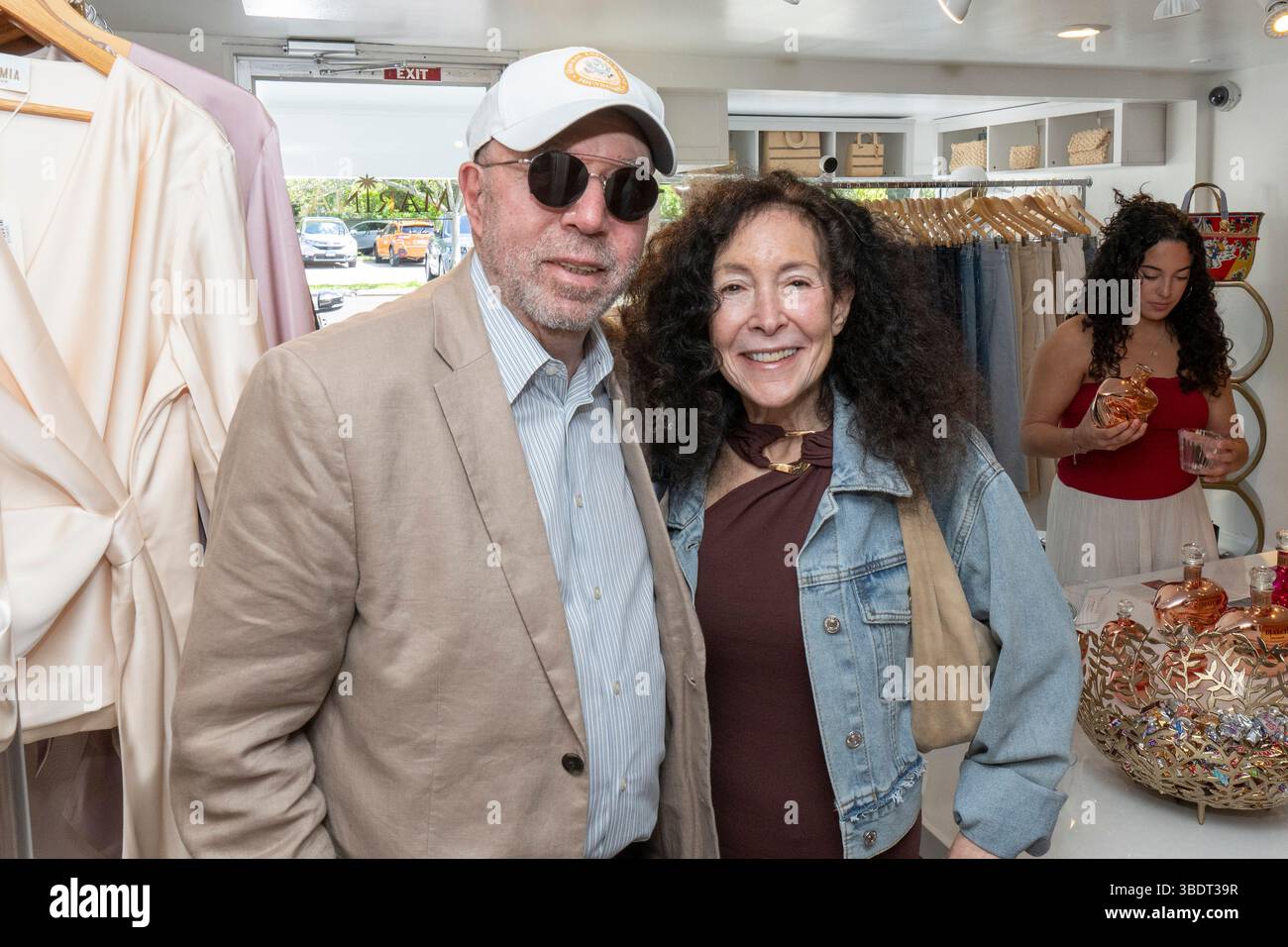 Roger Sichel and Ilene Smith Sichel attends the Leesa Rowland Cover ...