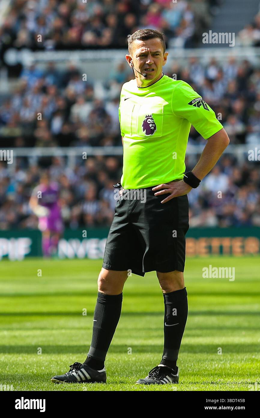 Newcastle, UK. 25th May, 2025. Referee Tony Harrington during the ...