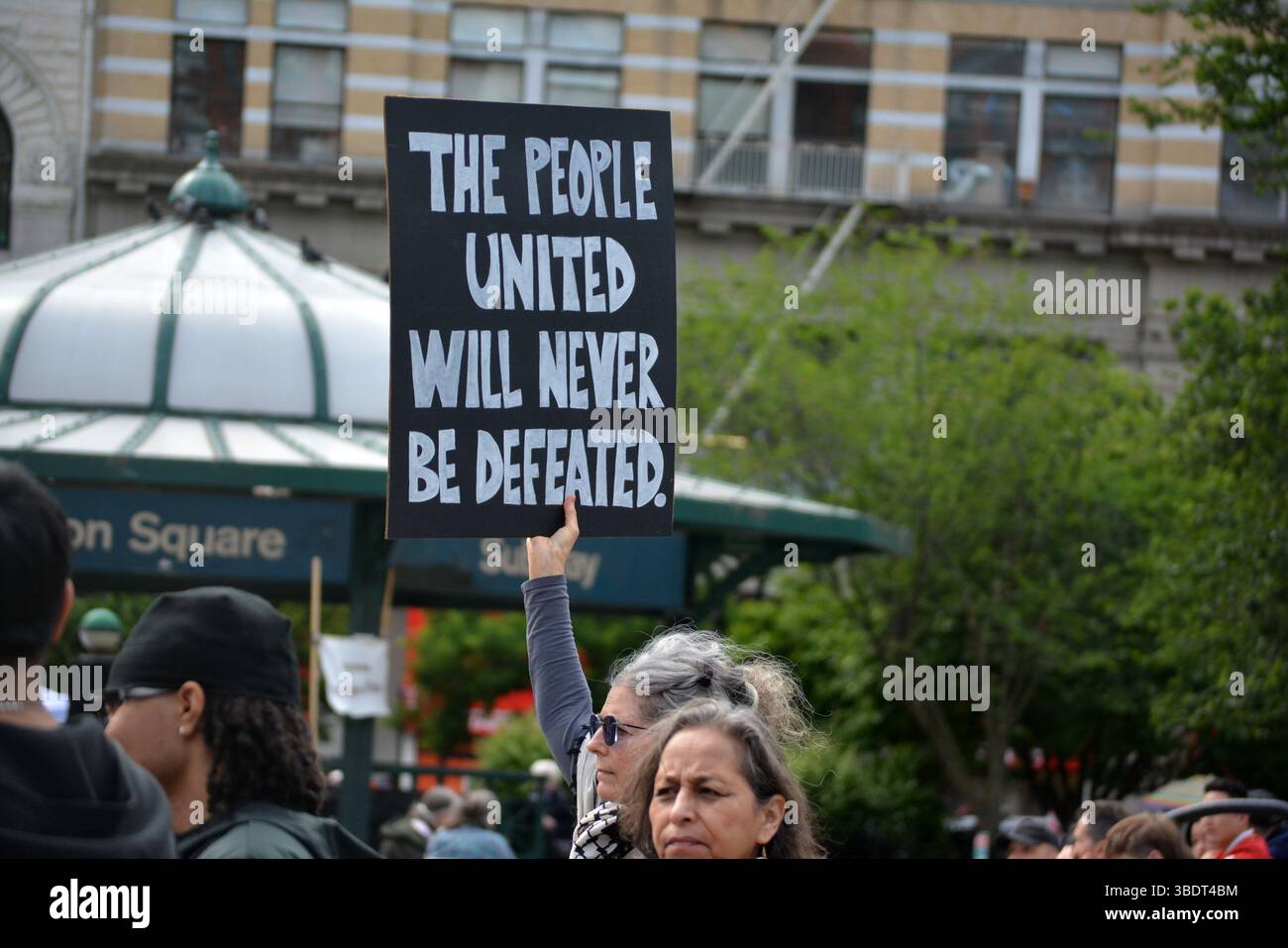 Rally marking the fifth anniversary of the murder of George Floyd by ...