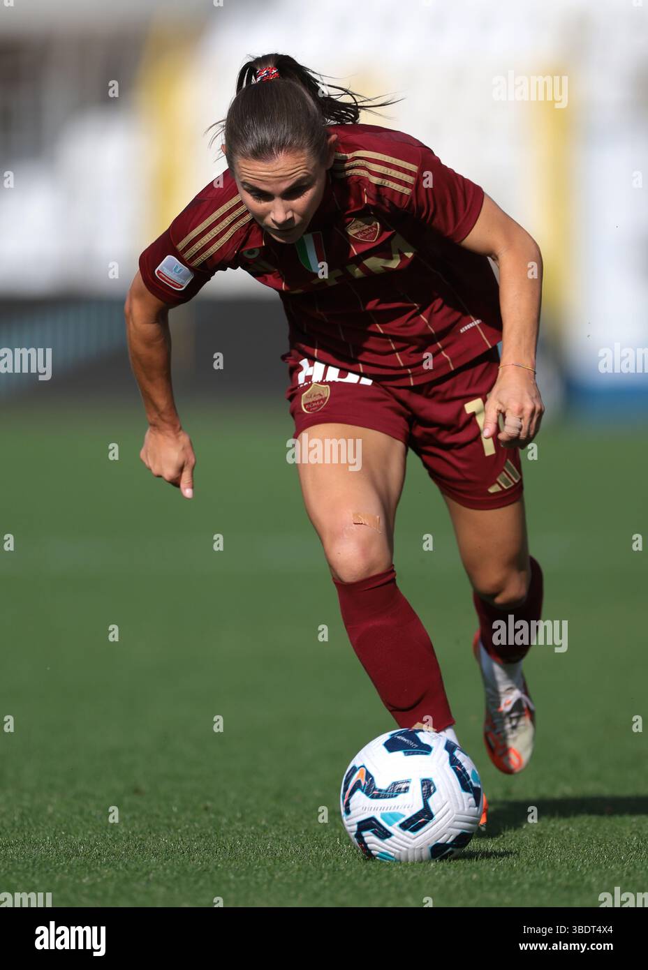 Como, Italy. 17th May, 2025. Emilie Haavi of AS Roma during the ...