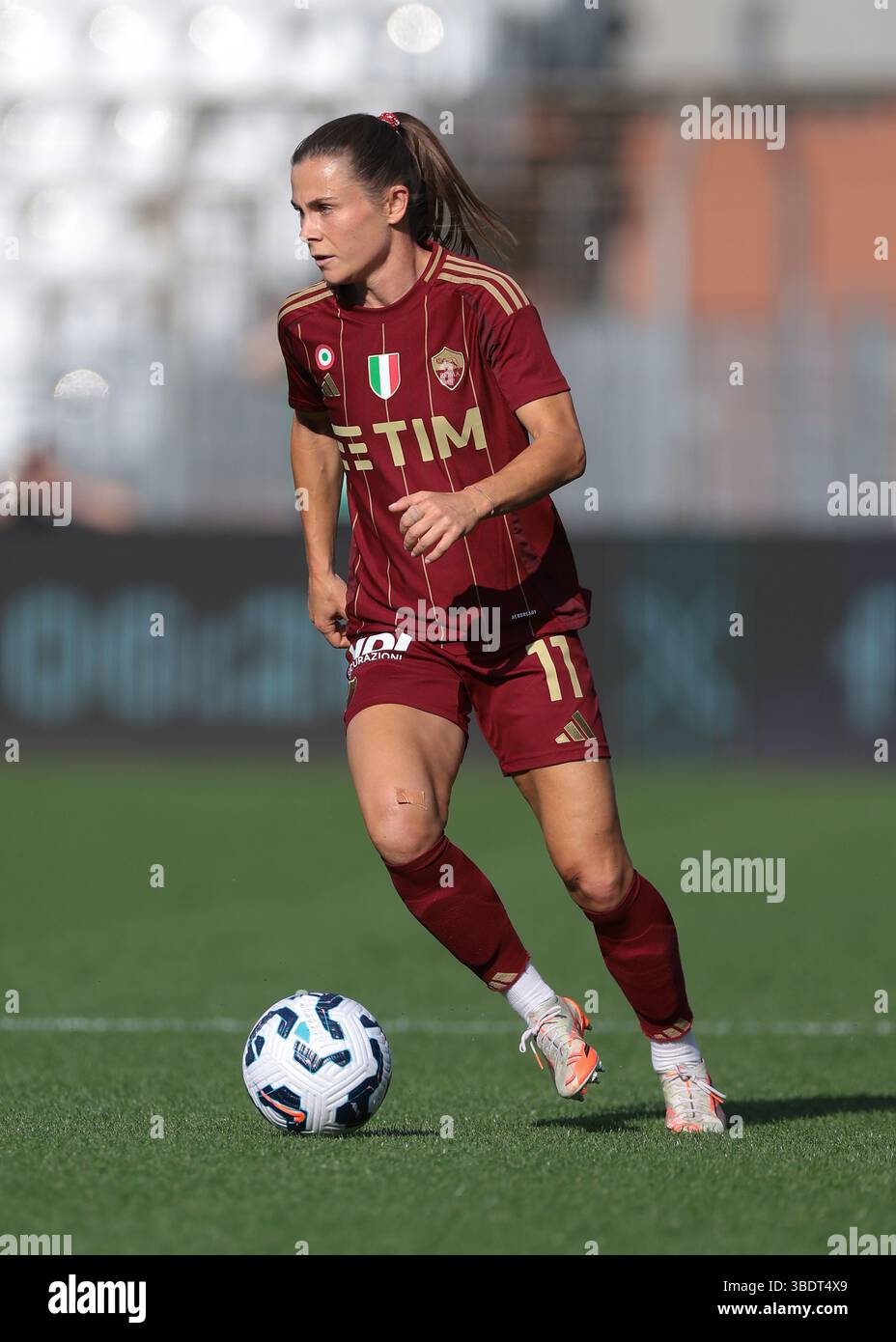 Como, Italy. 17th May, 2025. Emilie Haavi of AS Roma during the ...