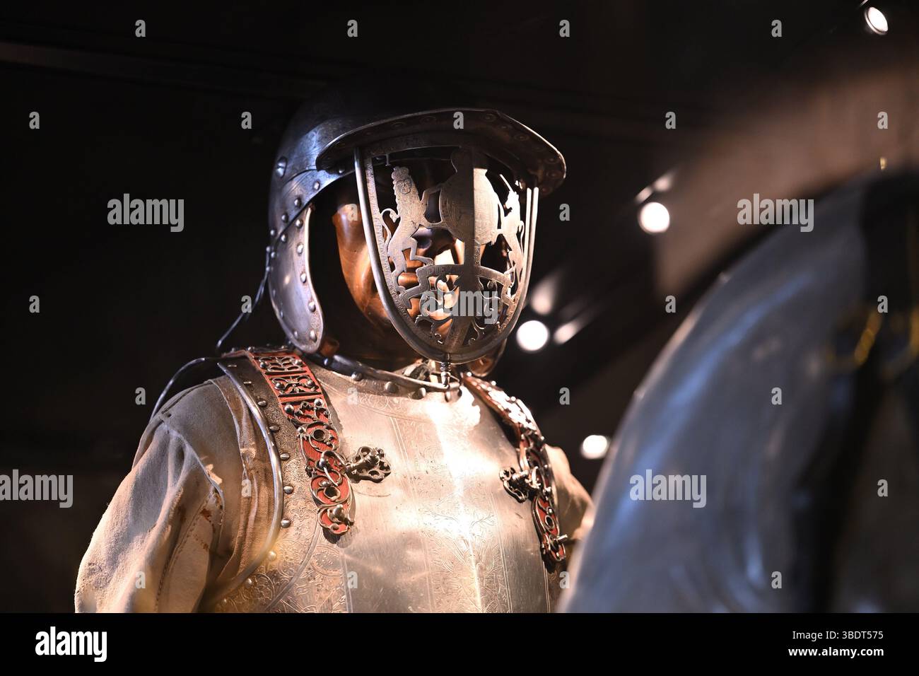 Decorative armour of King James II at The Tower of London UK Stock ...