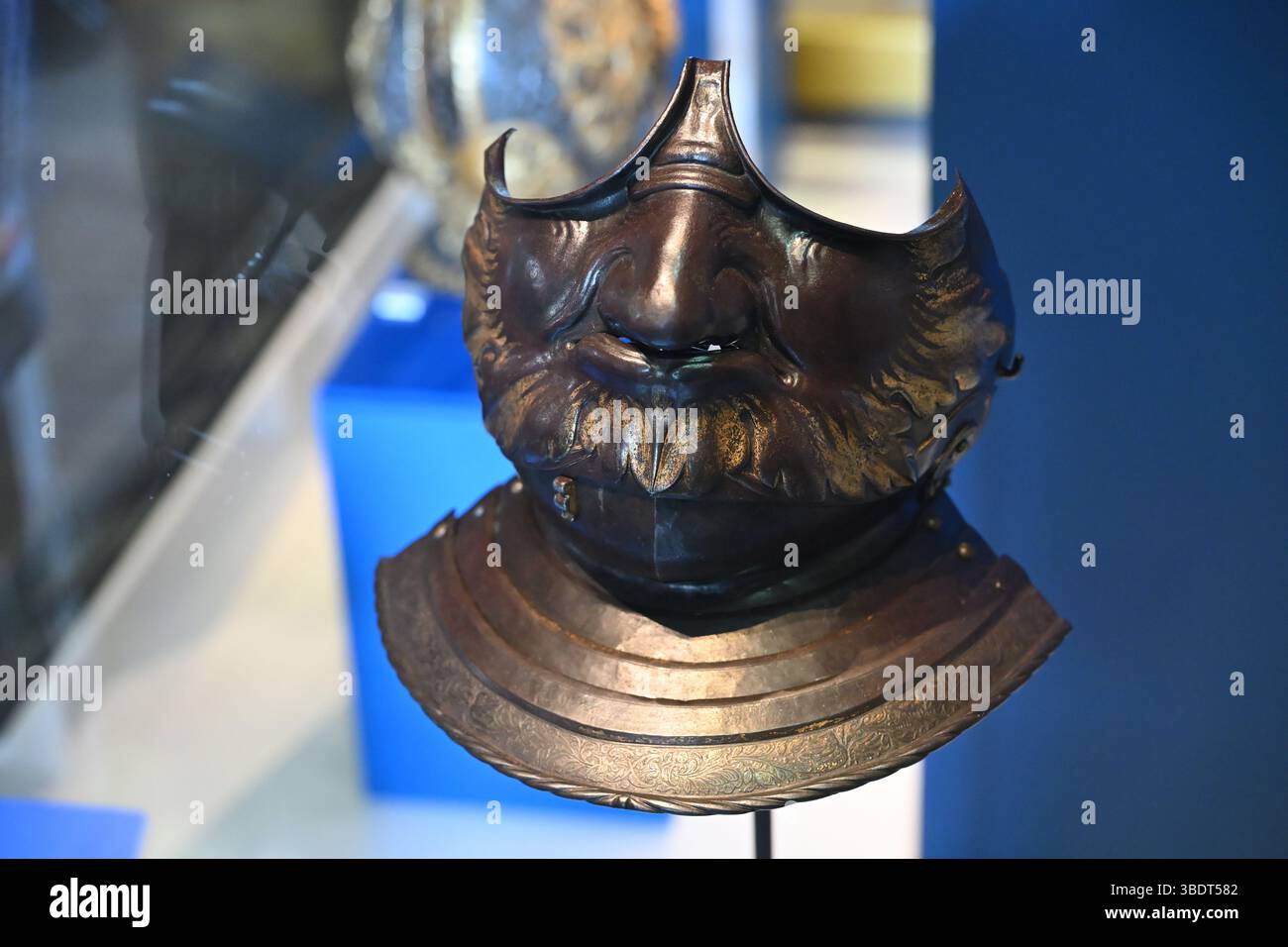 embossed face defence or Buffe by Filippo Negroli and Brothers Italian ...