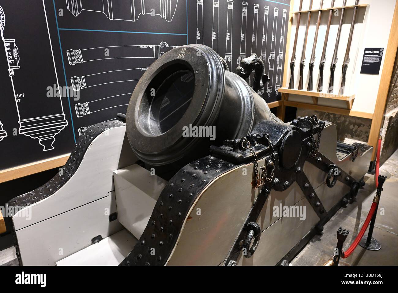 A medieval Mortar on display at The Tower of London Stock Photo - Alamy