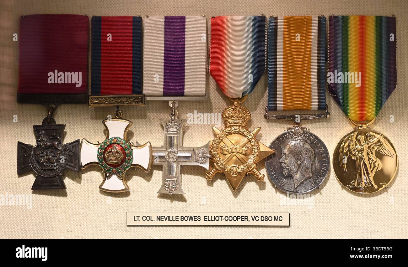 Medals of Lieutenant Colonel Neville Bowes Elliott-Cooper including ...
