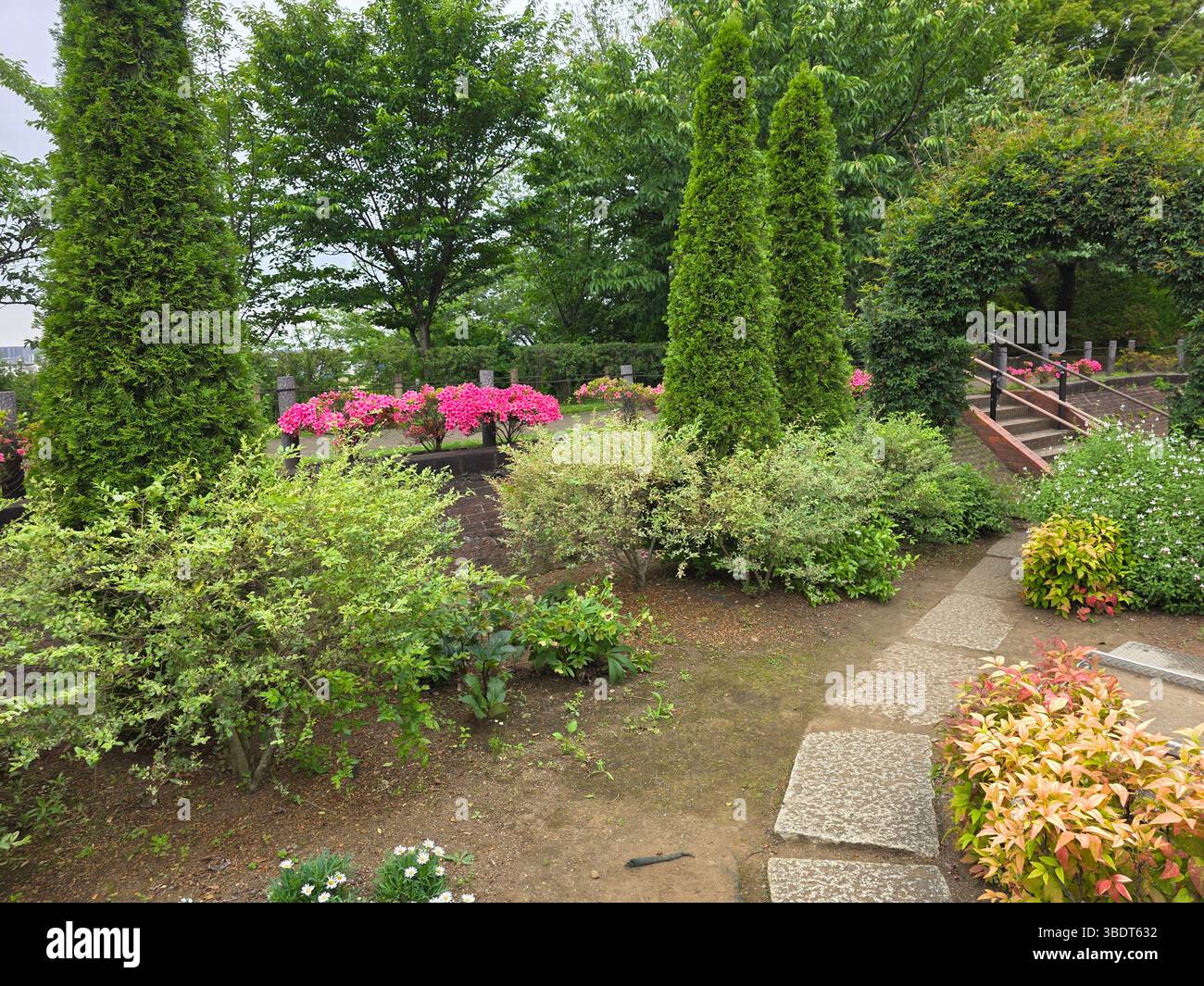Walking Around Japanese Park and Gardens Stock Photo - Alamy