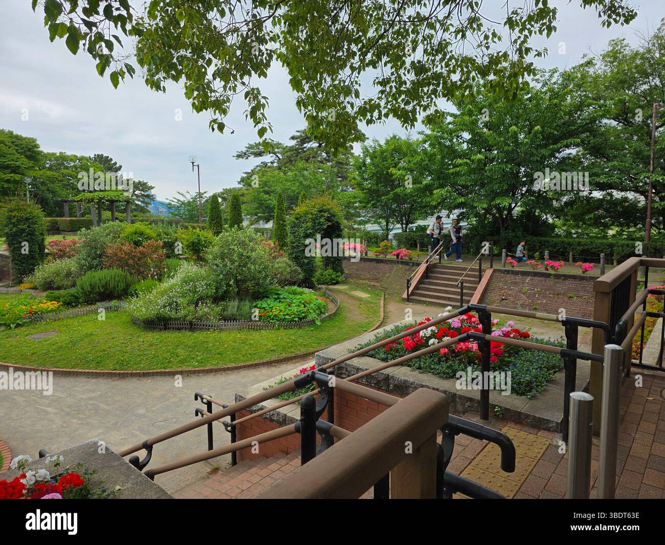 Walking Around Japanese Park and Gardens Stock Photo - Alamy