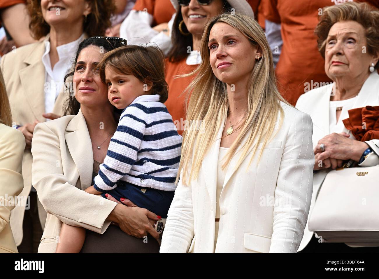 Paris, France. 25th May, 2025. Spanish tennis legend Rafael Nadal's ...
