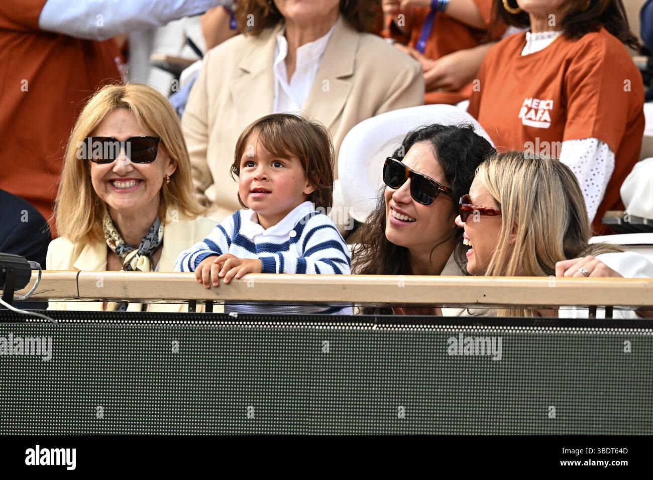 Paris, France. 25th May, 2025. Spanish tennis legend Rafael Nadal's ...