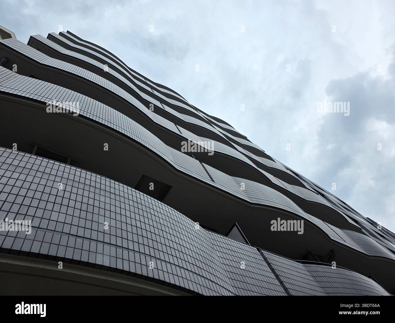 Walking Yokohama Side of Building Stock Photo - Alamy