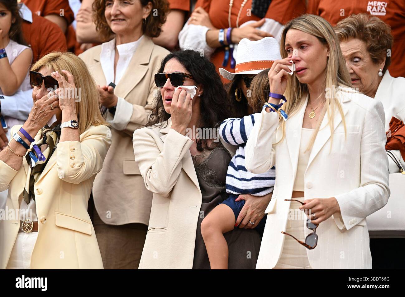 Paris, France. 25th May, 2025. Spanish tennis legend Rafael Nadal's ...