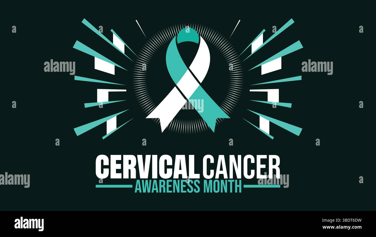 Cervical cancer awareness month design Stock Vector Image & Art - Alamy
