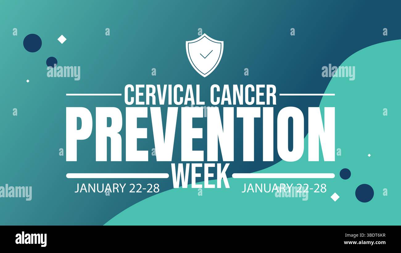 Cervical Cancer awareness month design poster banner Stock Vector Image ...