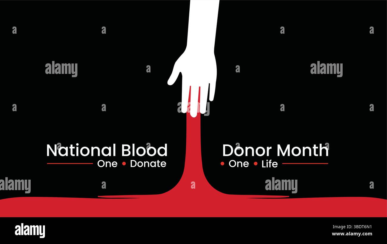 National blood donor month Stock Vector Image & Art - Alamy