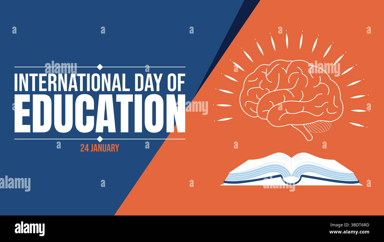 International Day of Education, January 24th, concept for education ...