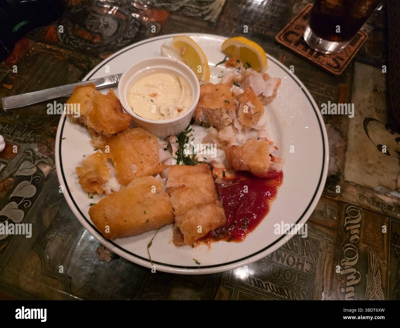 Fish chips homemade coleslaw hi-res stock photography and images - Alamy