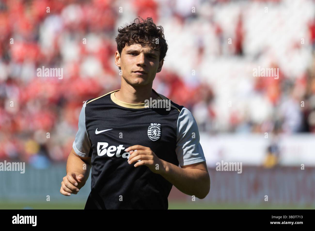 May 25, 2025. Caxias, Portugal. Sporting defender from Portugal EDUARDO ...