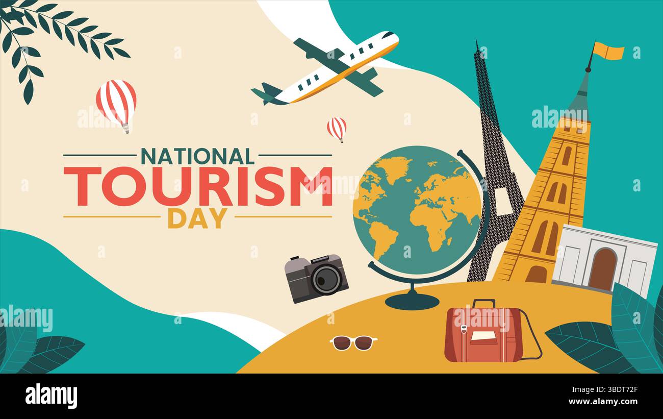 National tourism day background Stock Vector Images - Alamy