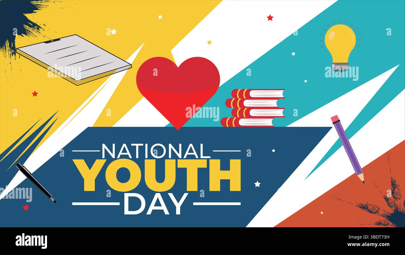 National youth day design templet Stock Vector Image & Art - Alamy