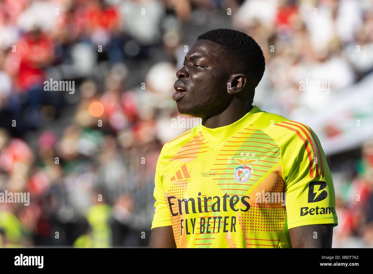May 25, 2025. Caxias, Portugal. Benfica goalkeeper from Portugal SAMUEL ...