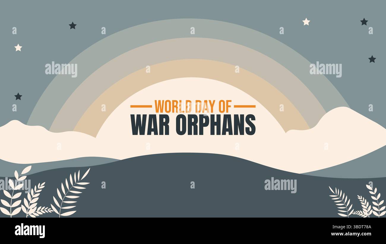 World War orphans day theme template. Suitable for Poster, Banners ...