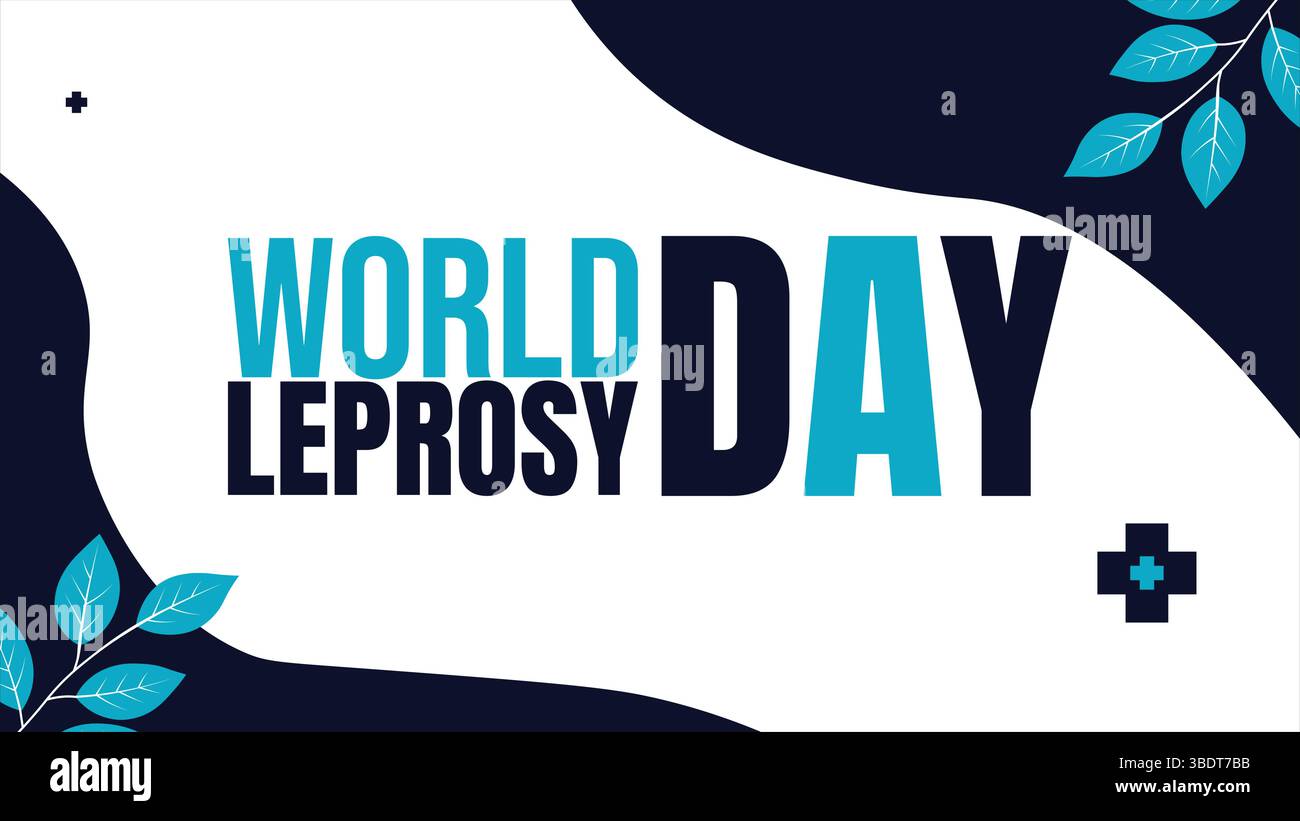 World Leprosy Day theme template for January 28, design templet banner ...