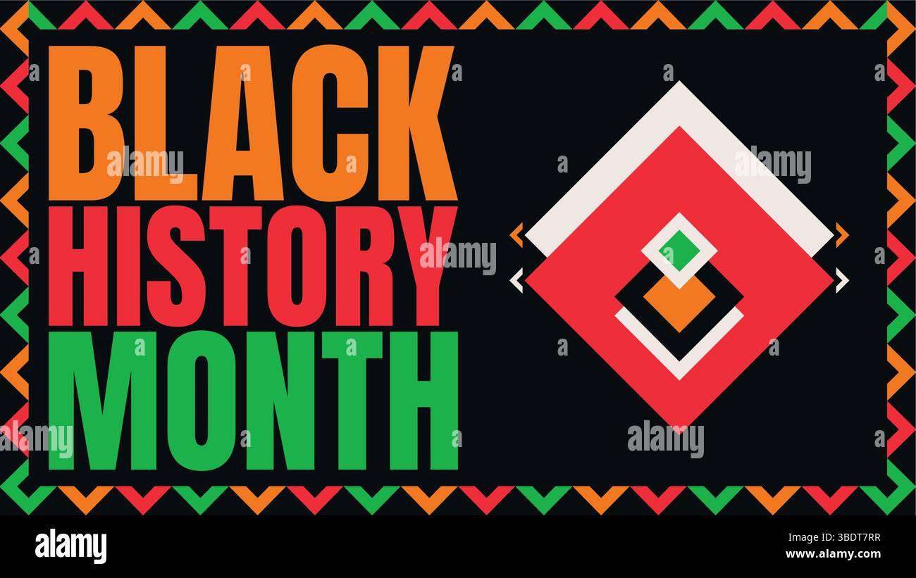 Black history month colors Stock Vector Images - Alamy