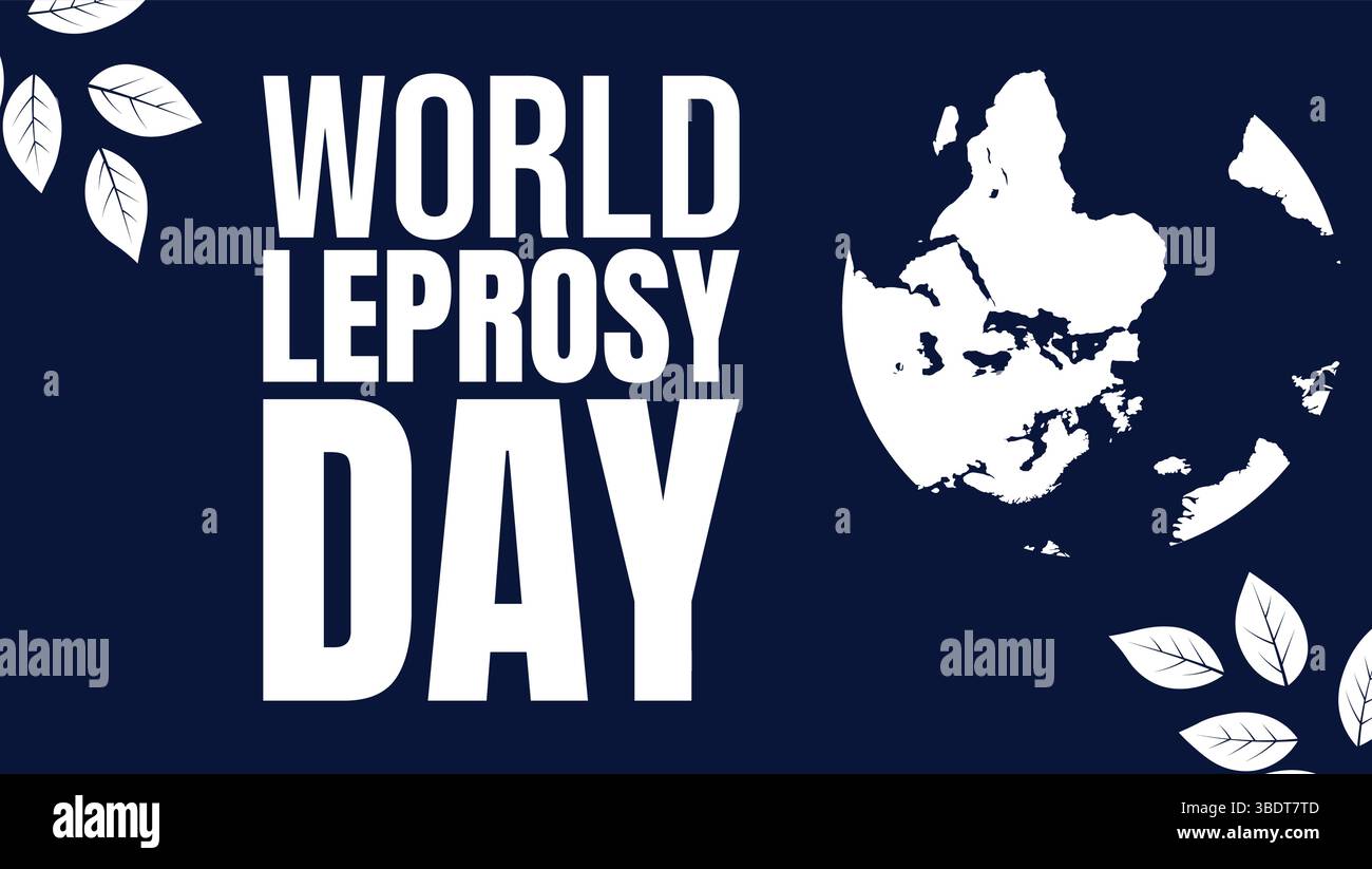 World Leprosy Day theme template for January 28, design templet banner ...