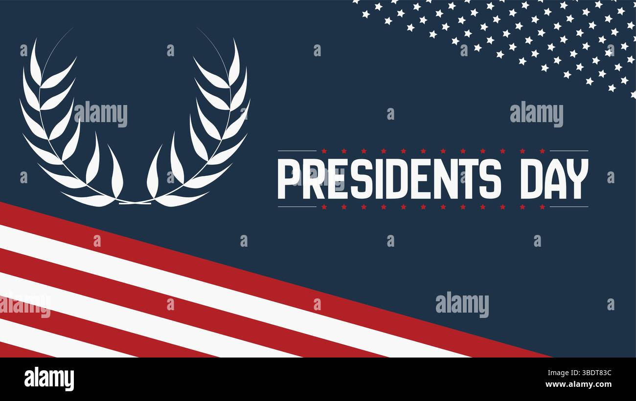 Presidents' Day 2025: A Tribute to American Icons Stock Vector Image ...