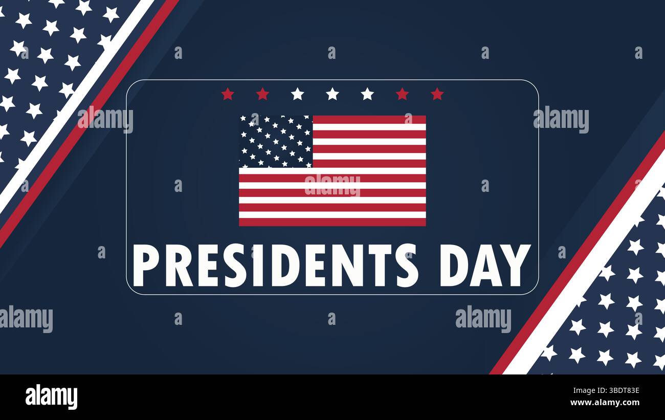 Presidents' Day 2025: A Tribute to American Icons Stock Vector Image ...