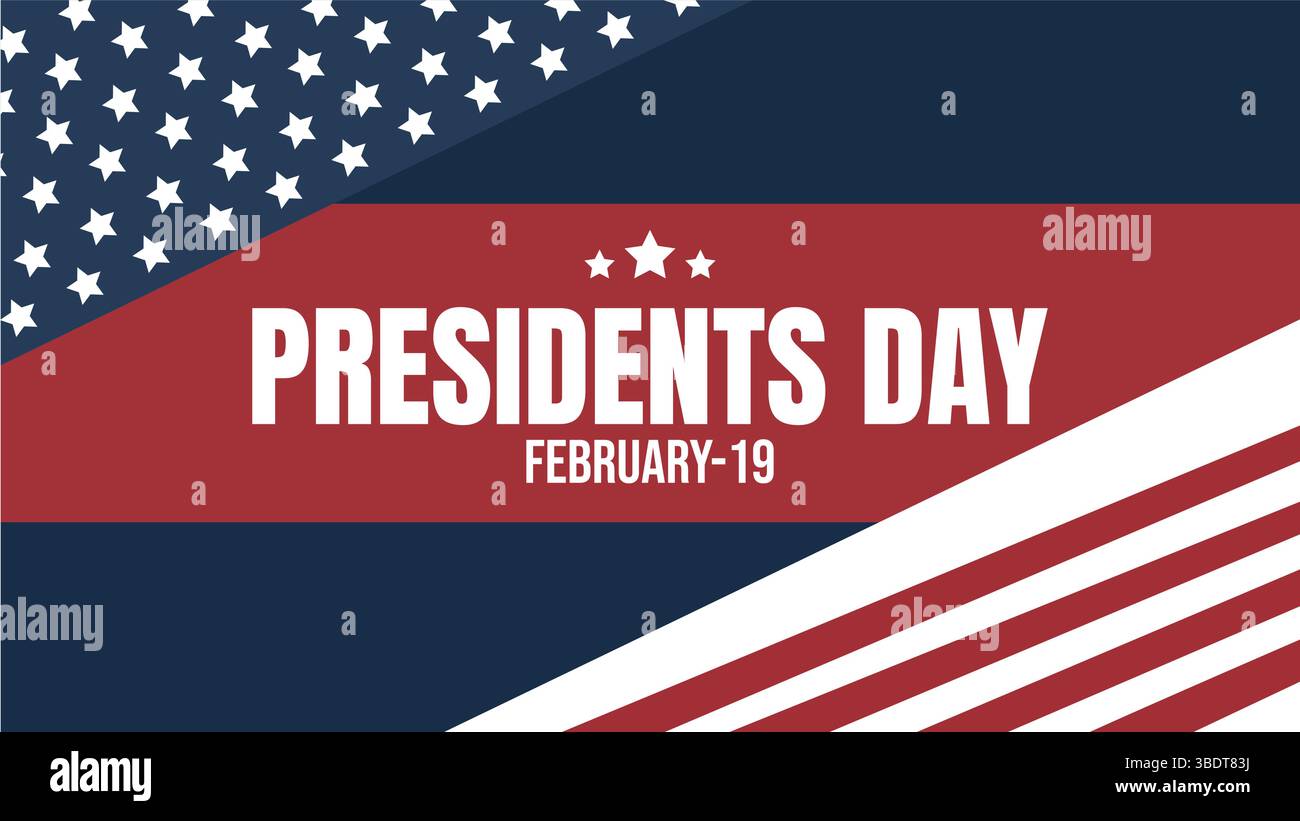 Presidents' Day 2025: A Tribute to American Icons Stock Vector Image ...