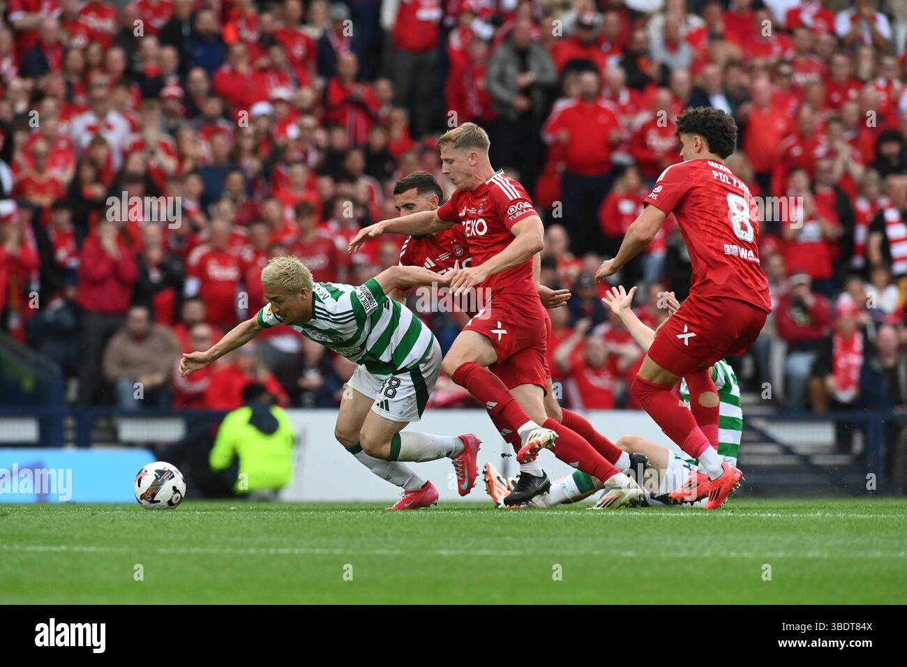 Hampden Park in Glasgow .24th May 25 Scottish Cup Final Aberdeen vs ...
