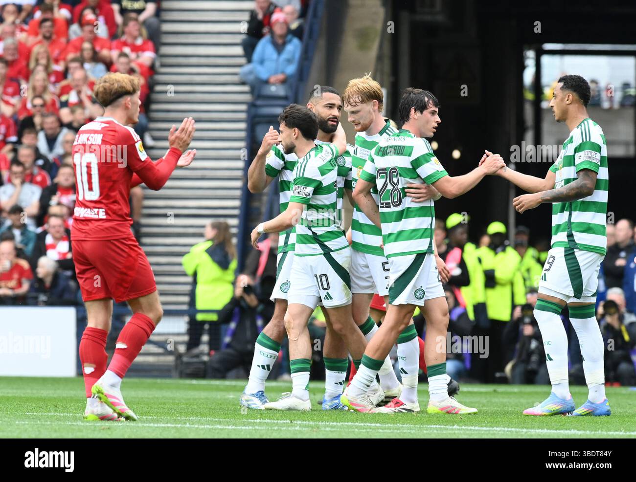 Hampden Park in Glasgow .24th May 25 Scottish Cup Final Aberdeen vs ...