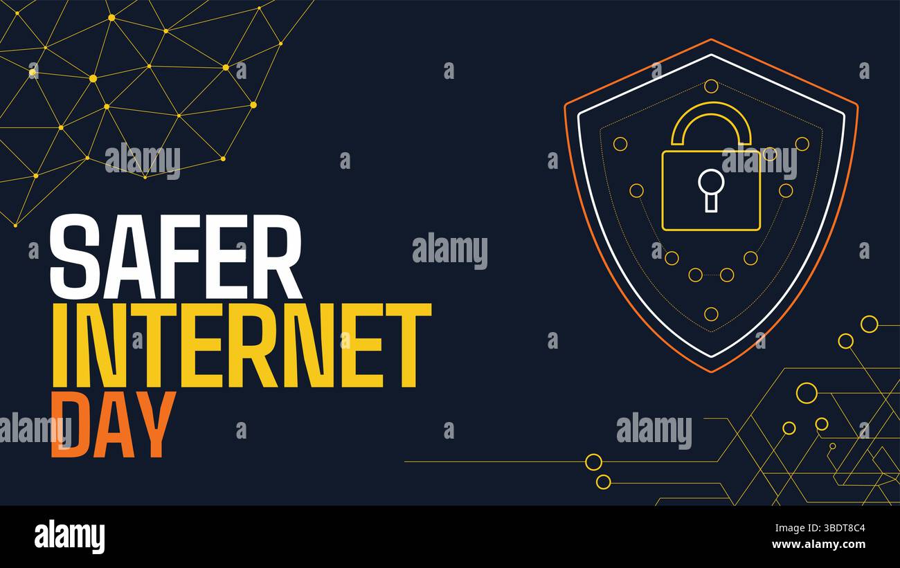 Stay Safe Online: Celebrate Safer Internet Day Stock Vector Image & Art ...