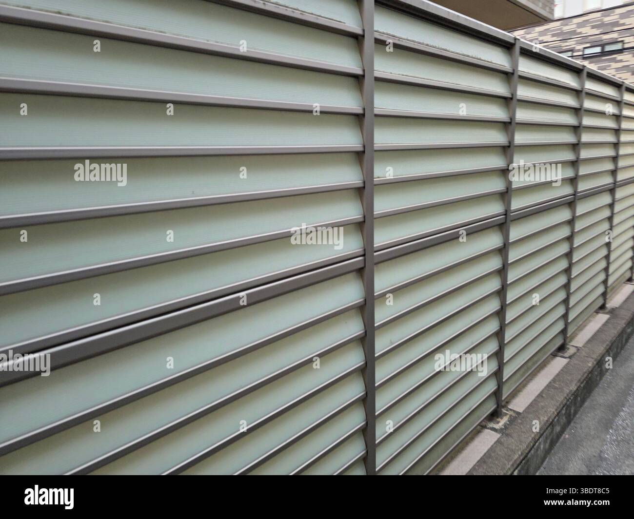 Brick Wall Side of Building Stock Photo - Alamy